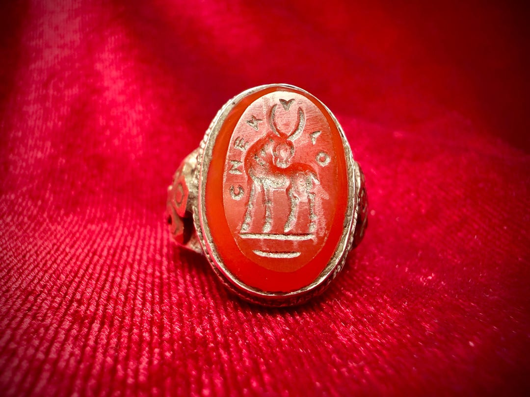 Lucifuge Rofocale Prosperity Ring – Carnelian Wealth Talisman, Money ...