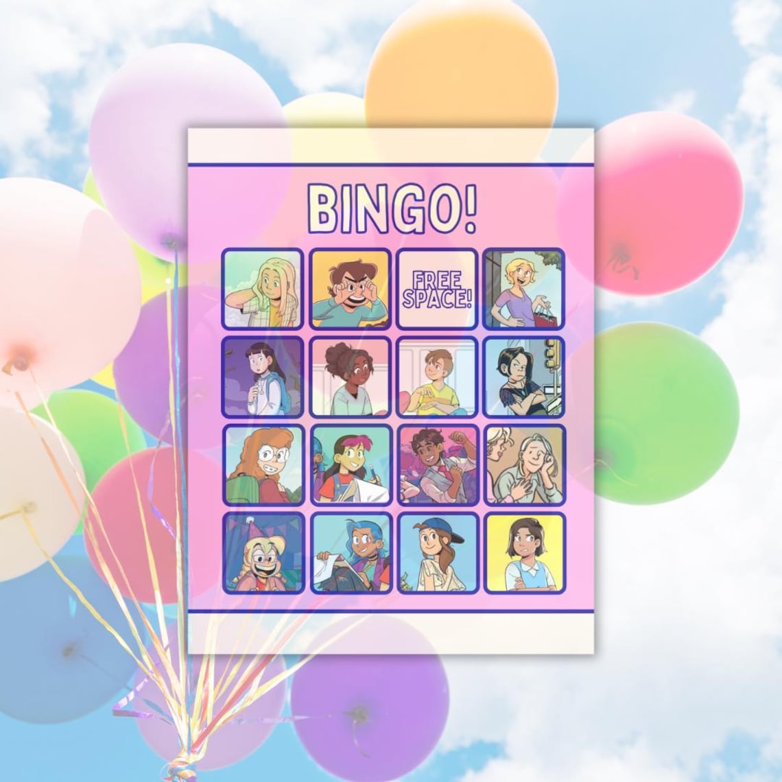 Baby-sitter's Club Bingo for Kids' Parties | Digital Download - Etsy