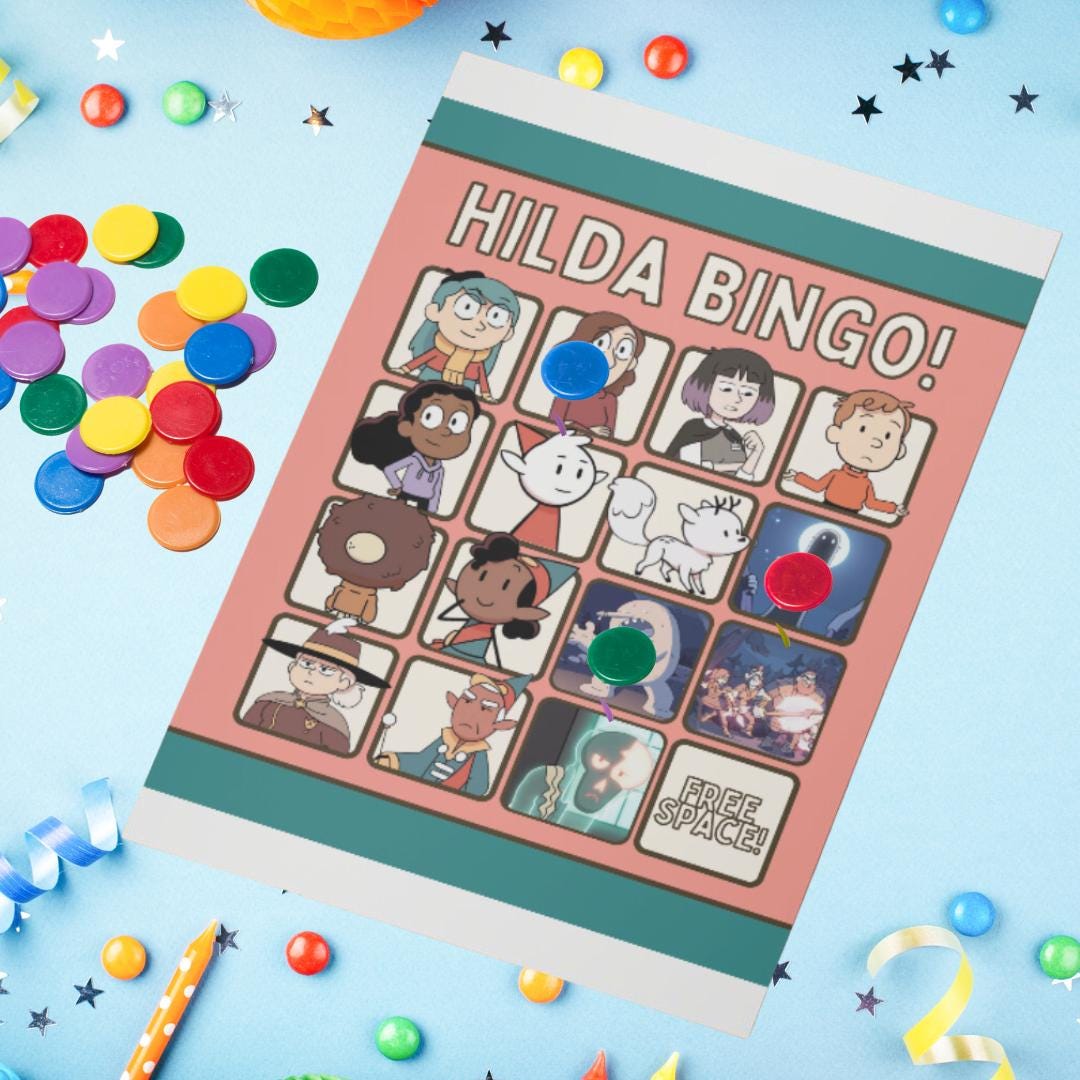 Hilda Bingo for Kids' Parties | Digital Download - Etsy