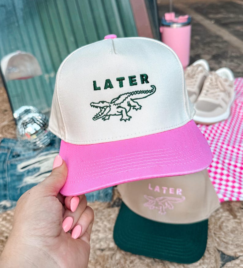 Later Gator Trucker Hat / Later Gator Embroidered Trucker Hat ...