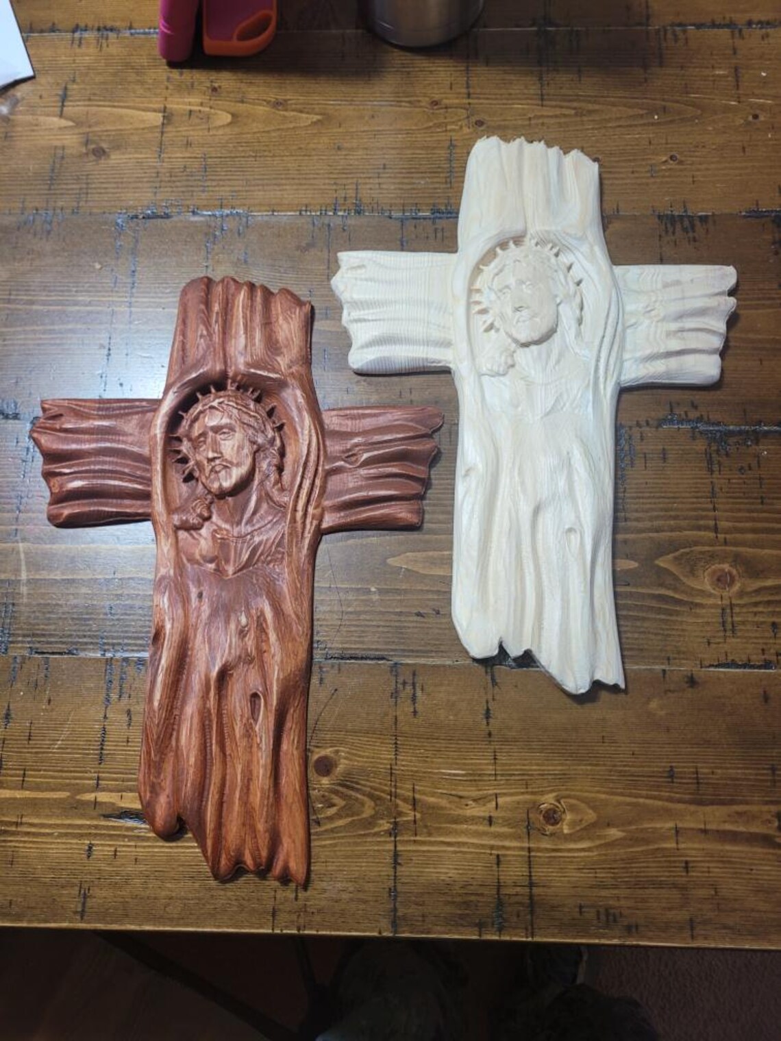 Wooden Jesus Cross - Etsy