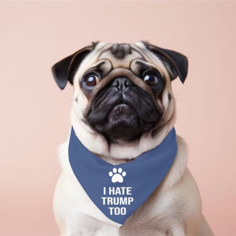 Dog Scarf Trump - Etsy