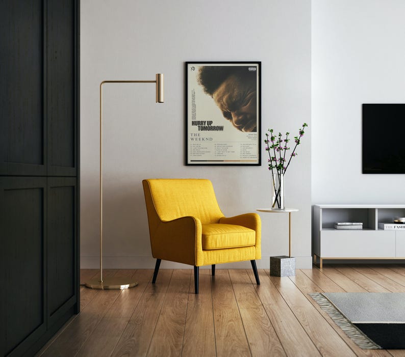 The Weeknd Album Poster, Hurry up Tomorrow Album Cover Wall Art, Abel ...