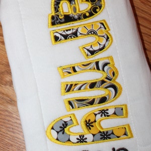 Army Fan Applique Burp Cloth - Etsy