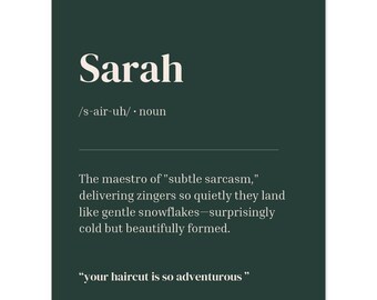 Emily Funny Definition Poster 30x40 Cm / 12x16 - Etsy