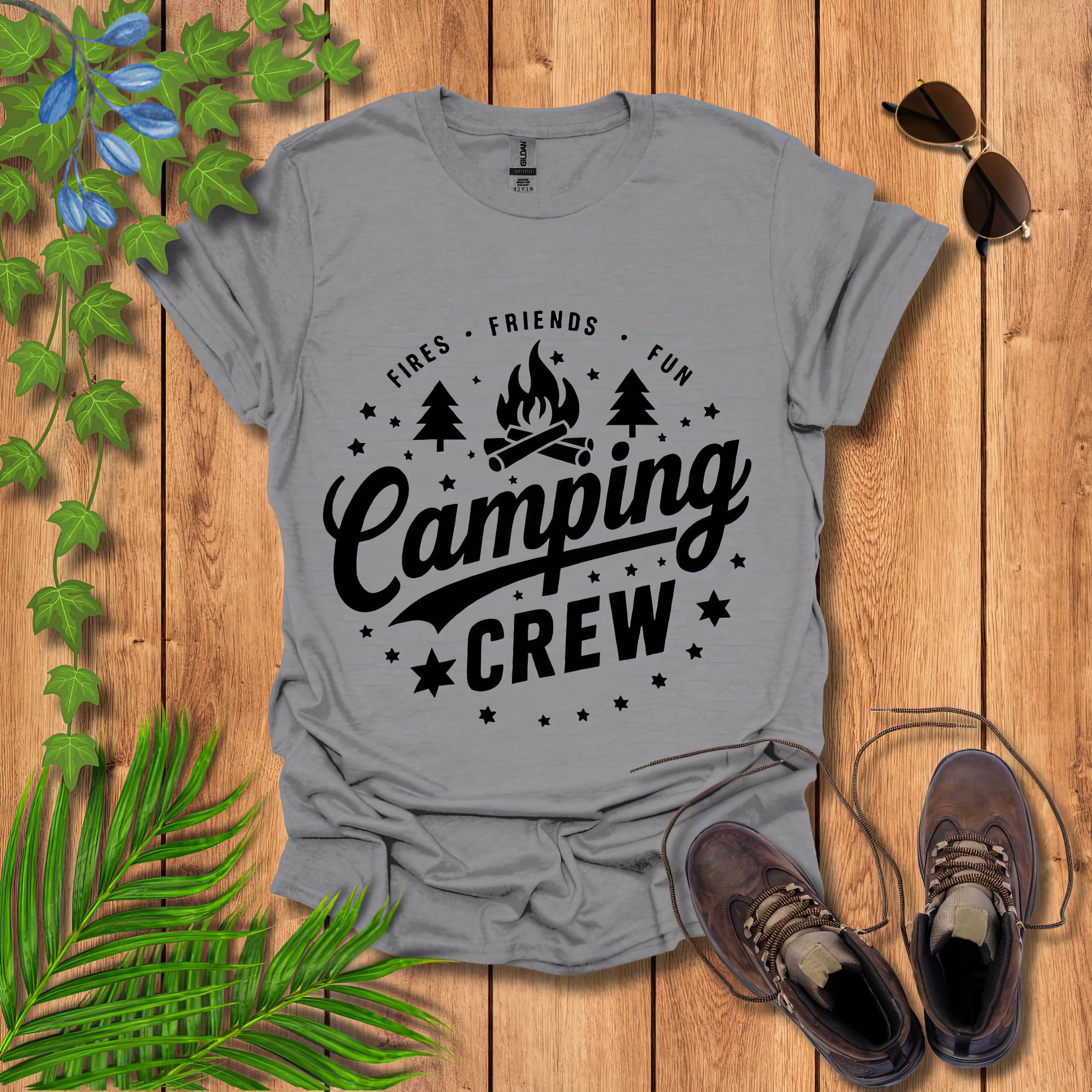 Camping T-shirt: Perfect for Fires, Friends and Fun - the Ultimate Tee ...