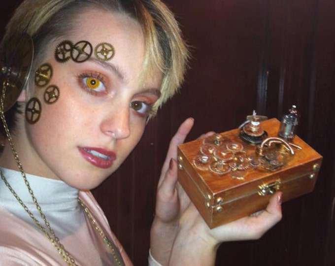 Steampunk Clockwork Box OOAK - Etsy