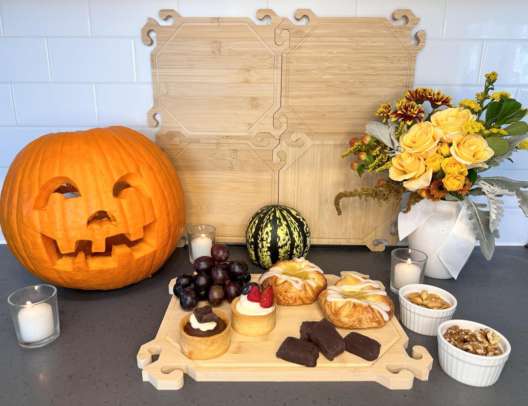 Large 10in X 17in Extendable Bamboo Cutting/charcuterie Board for ...