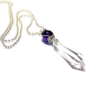 Crystal Point Prism Pendant - Etsy