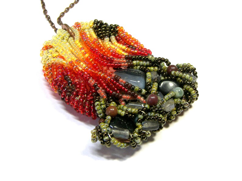 FIRE Talisman Pendant - Etsy
