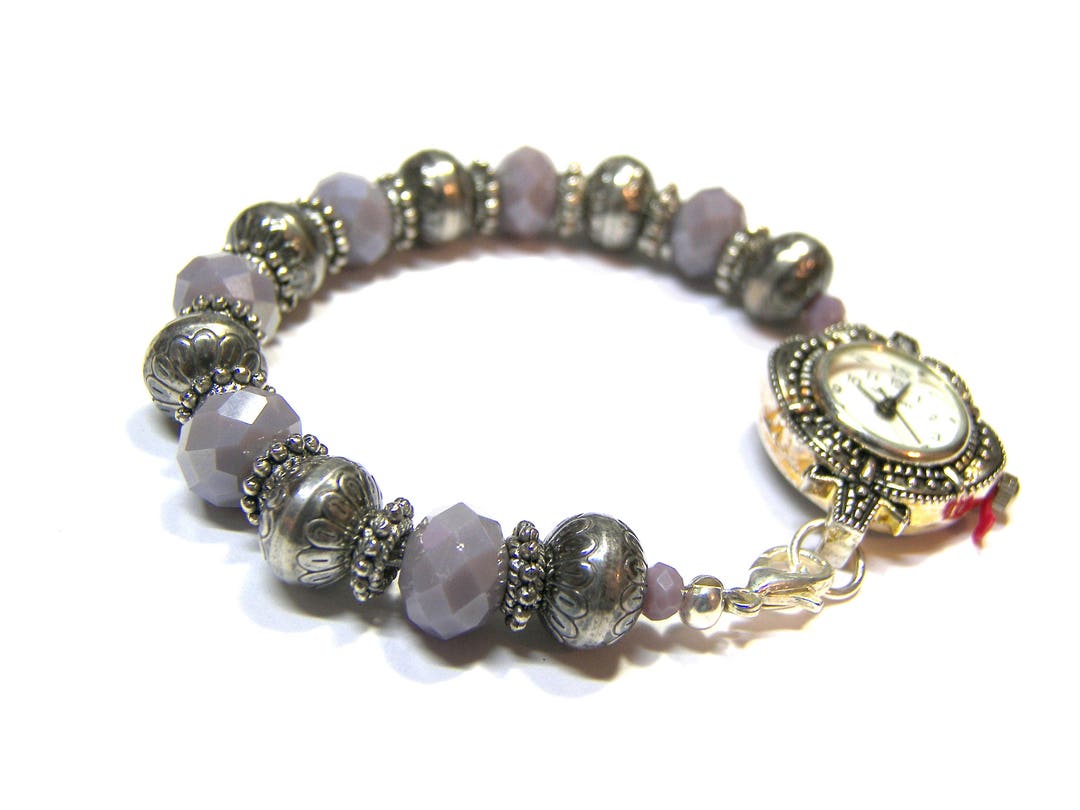 Lavender Bead Watch - Etsy