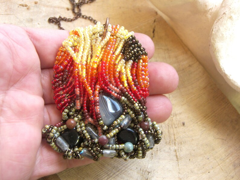 FIRE Talisman Pendant - Etsy