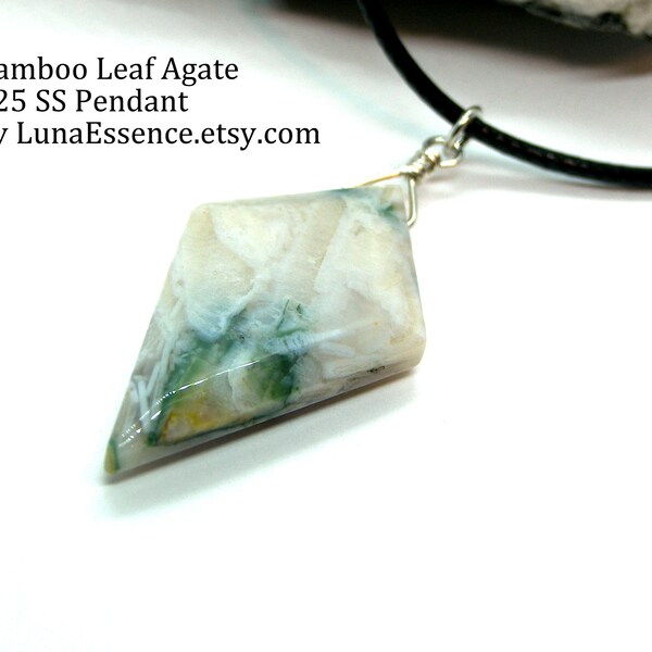 Bamboo Leaf Agate - Etsy