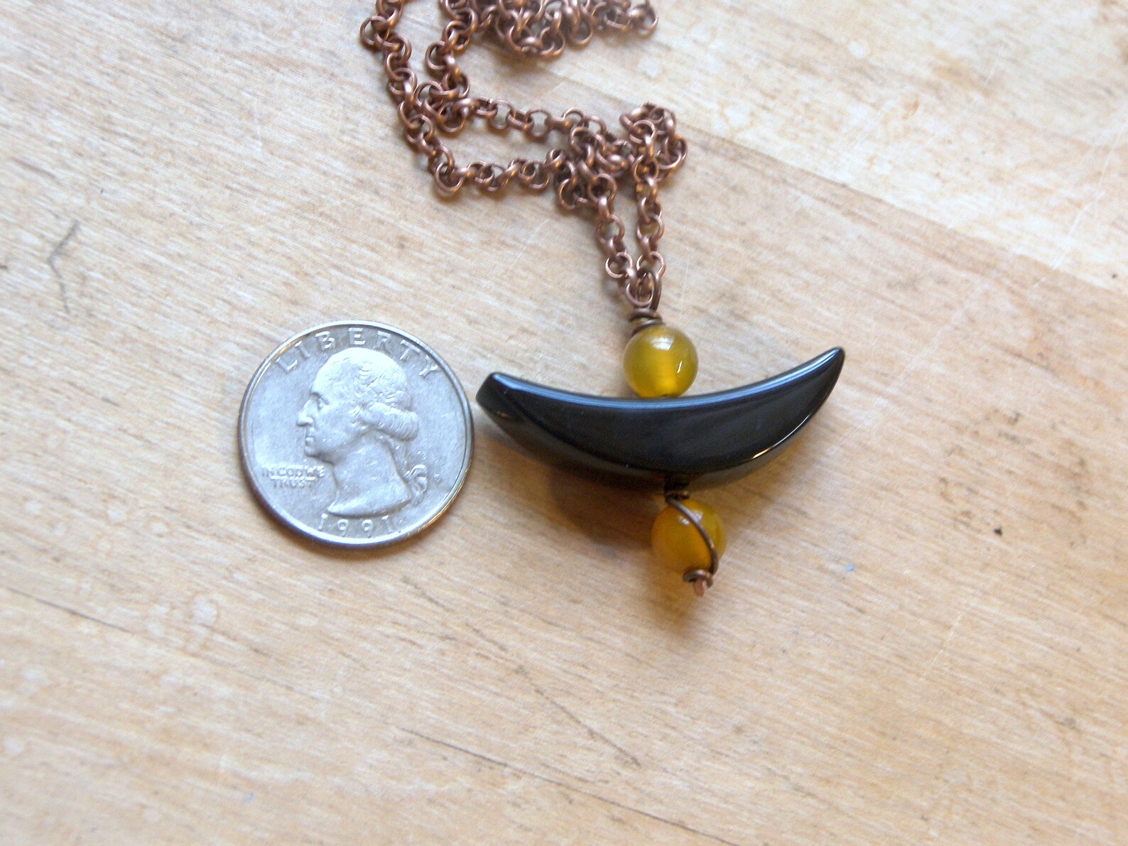 Black Onyx Angel Pendant - Etsy