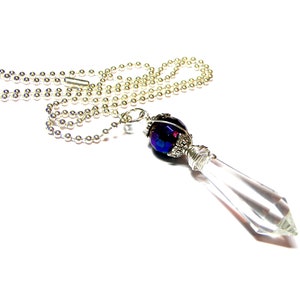 Crystal Point Prism Pendant - Etsy