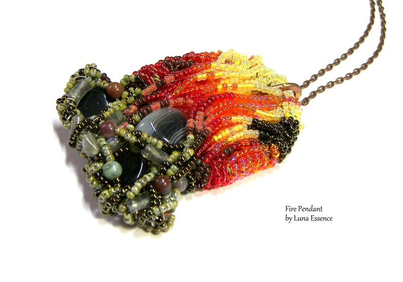 FIRE Talisman Pendant - Etsy