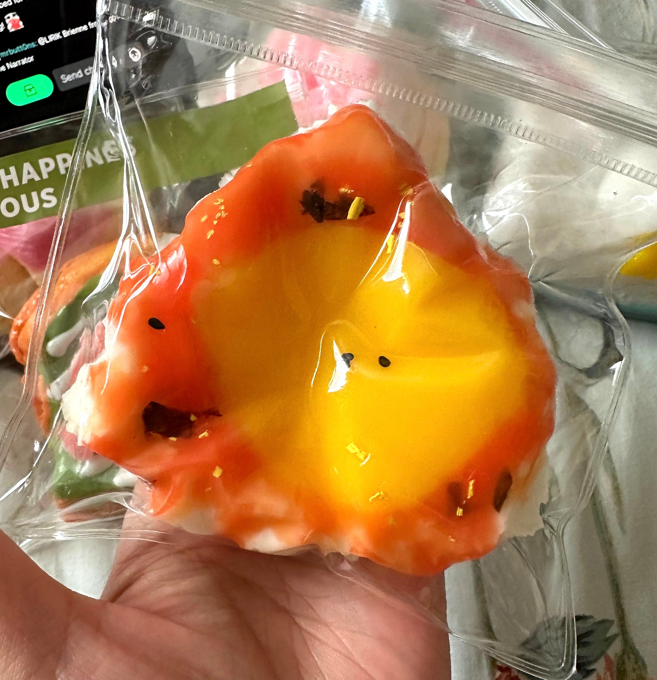 Egg Rice Ball Squishy Squeeze Toy Anxiety Stress Relief Sensory Fidget ...