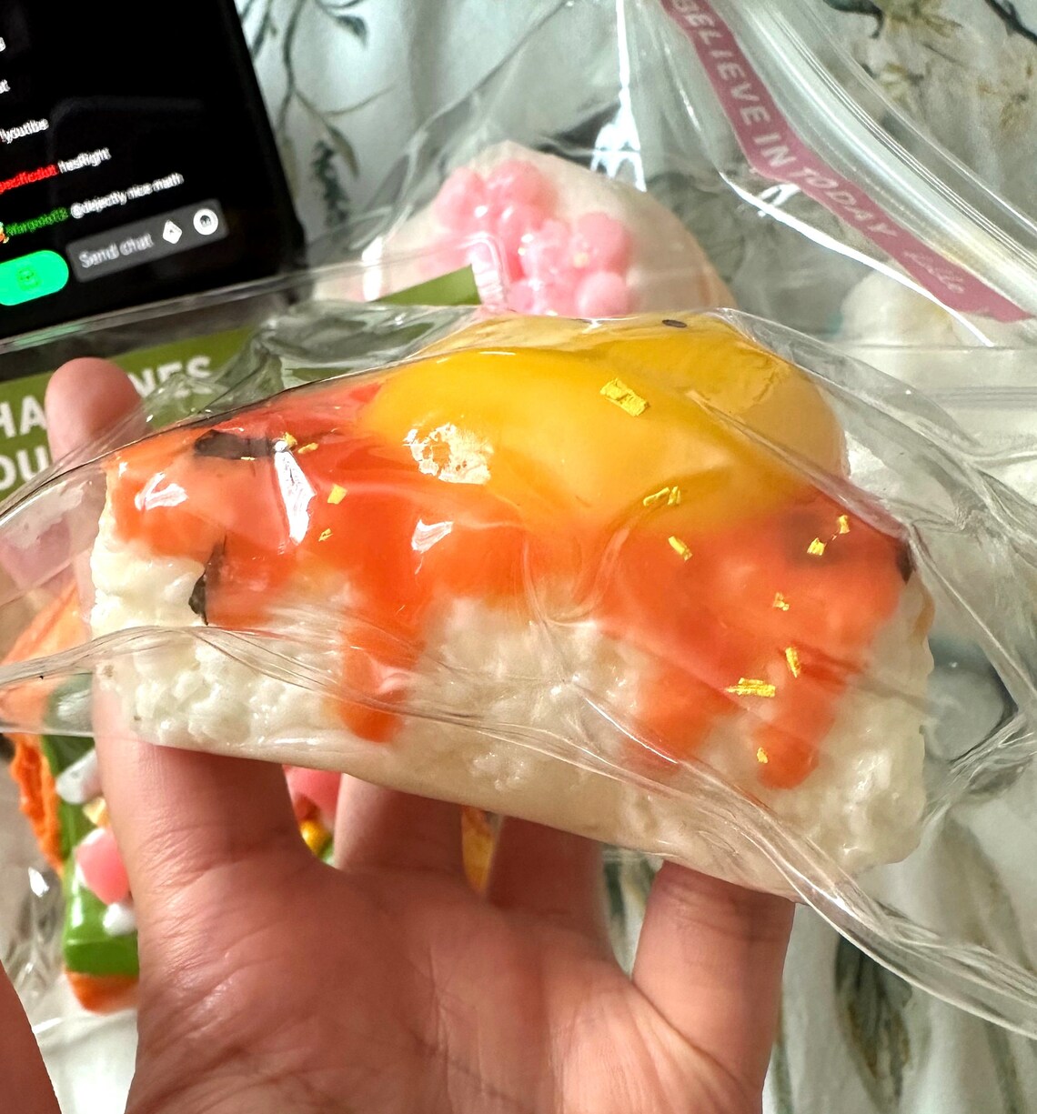 Egg Rice Ball Squishy Squeeze Toy Anxiety Stress Relief Sensory Fidget ...