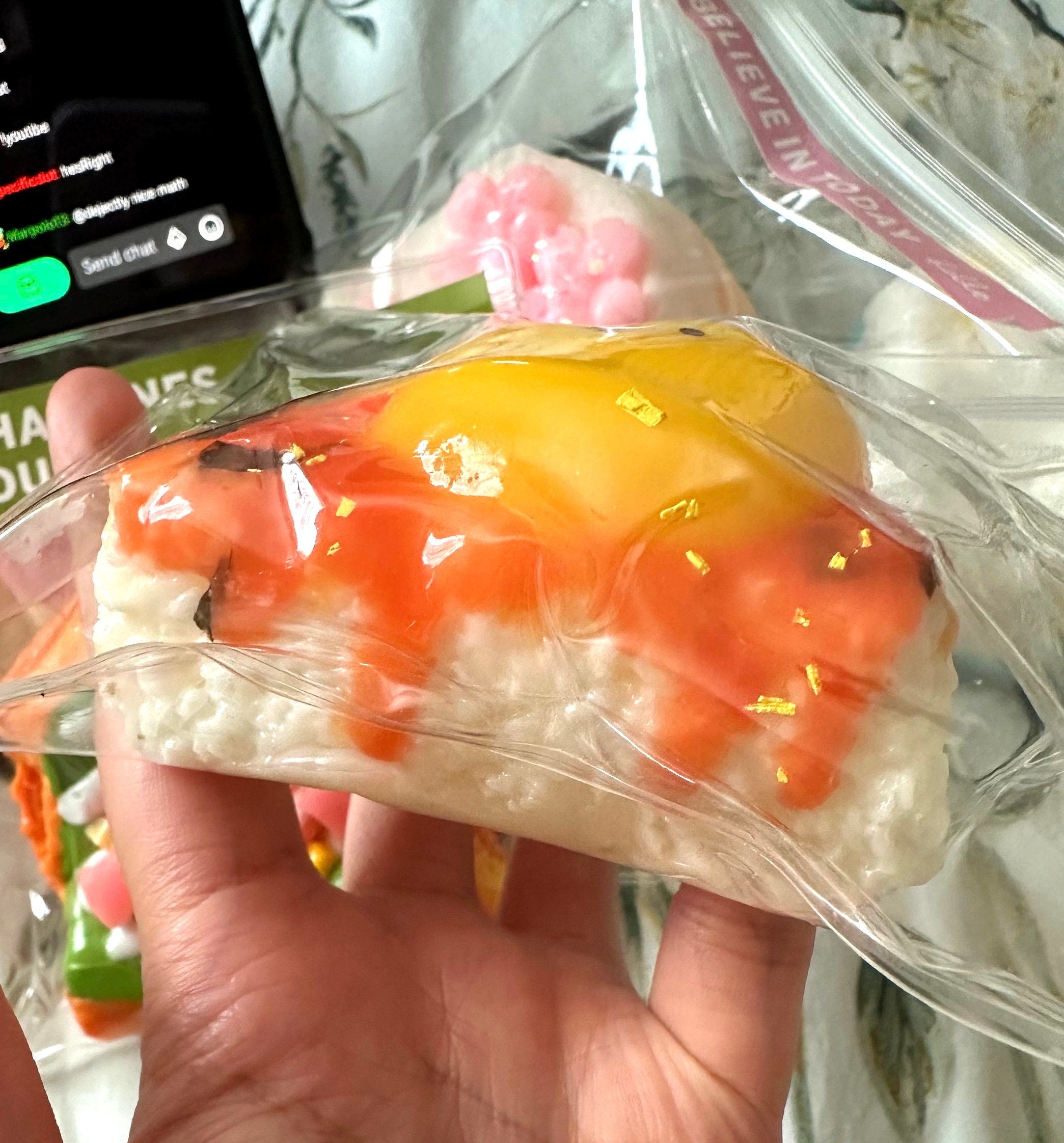 Egg Rice Ball Squishy Squeeze Toy Anxiety Stress Relief Sensory Fidget ...