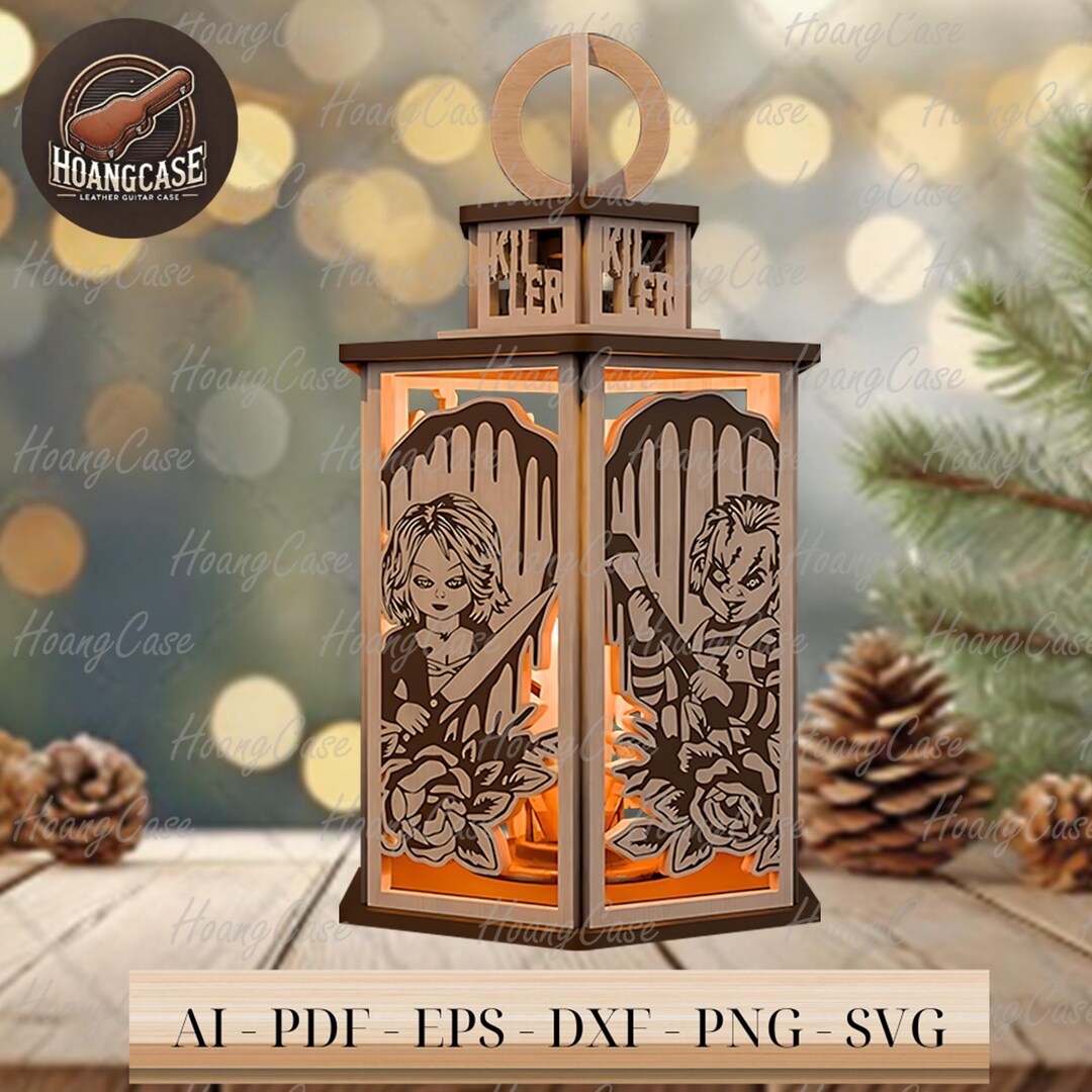 Horror Lantern,lantern Svg,halloween Decor, Horror Character Candle ...