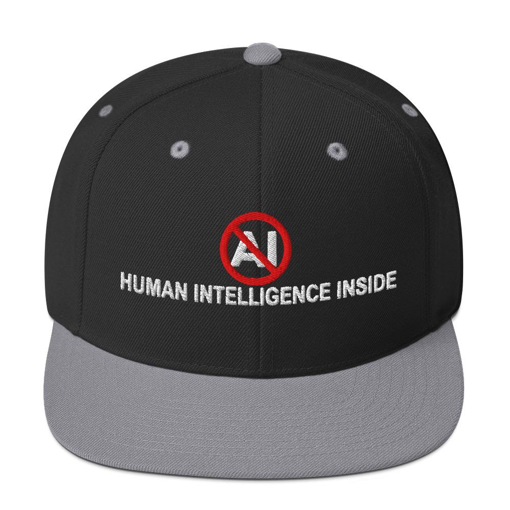 Tech Snapback Hat: Human Intelligence Inside, Cool Cap for Tech Lovers ...