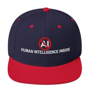 Tech Snapback Hat: Human Intelligence Inside, Cool Cap for Tech Lovers ...