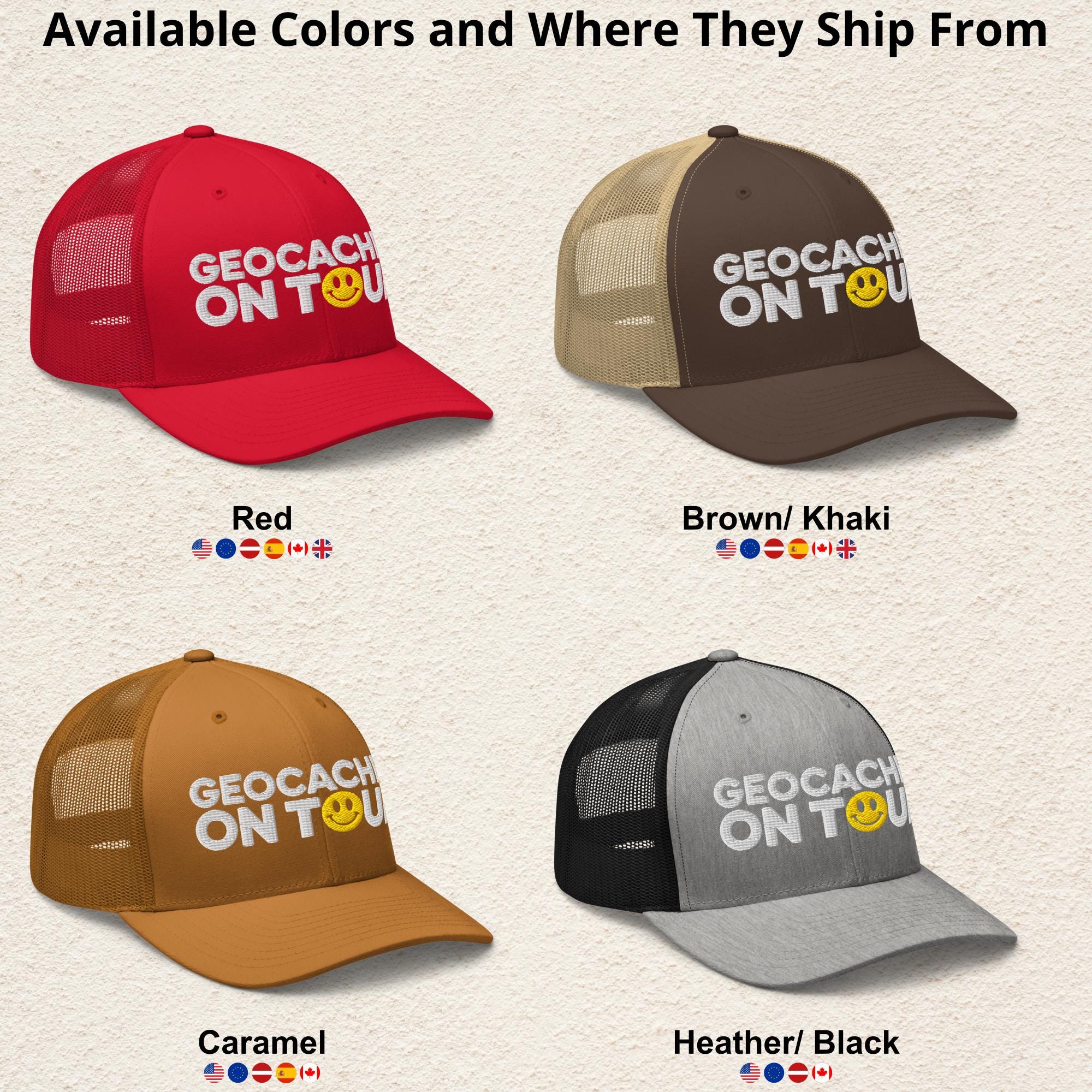 Geocaching Trucker Cap - Geocacher on Tour Hat, Perfect Gift for ...