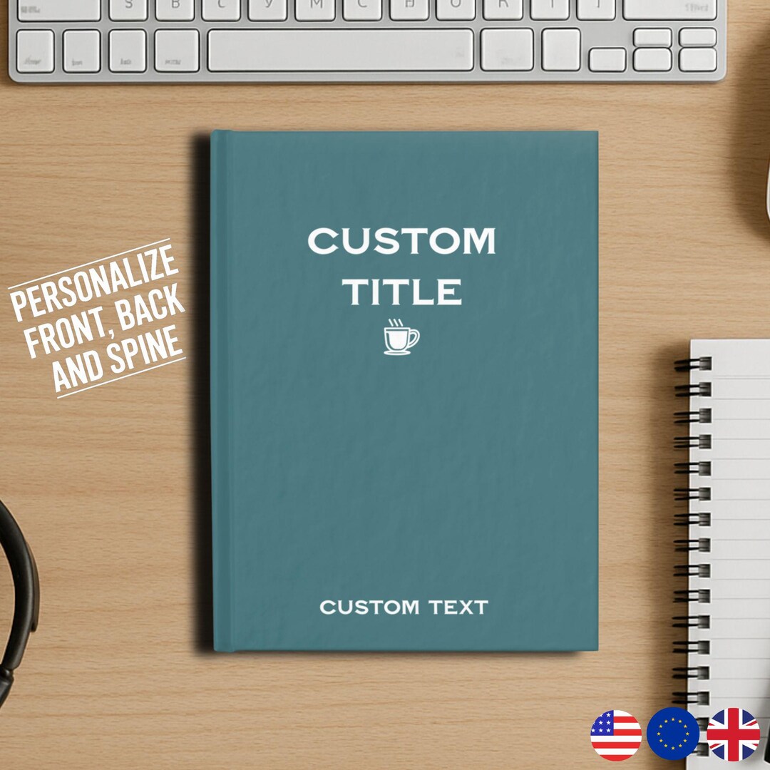 Personalized Hardcover Notebook: Custom Journal for Writing, Sketching ...