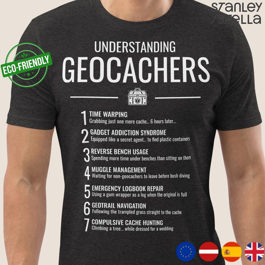 Geocaching Eco-friendly T-shirt: Understanding Geocachers, Organic ...