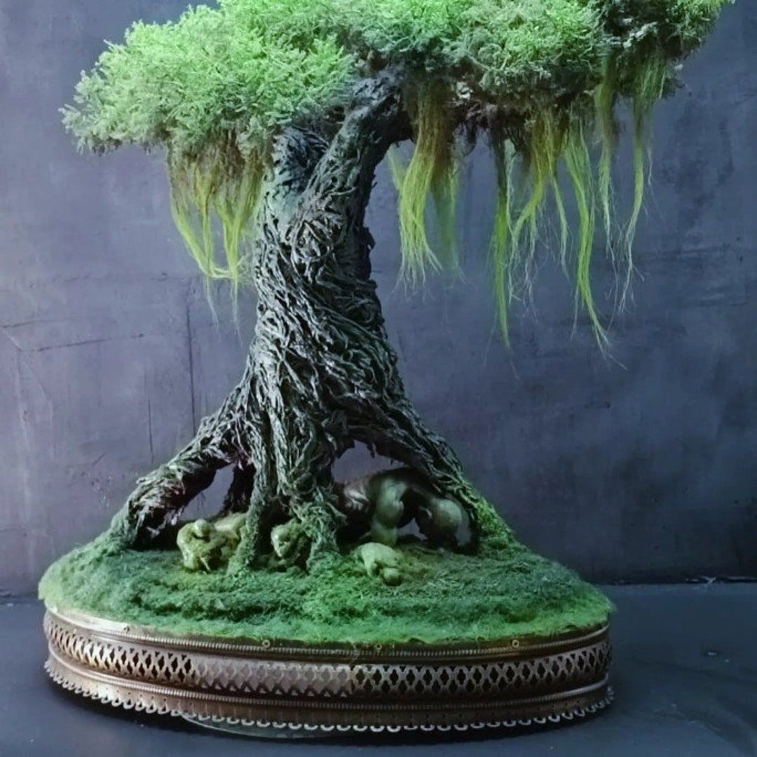 The Power of Nature Bonsai Tree With Miniature Human Figures - Etsy