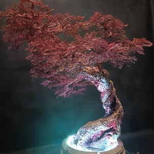 LED Illuminated Copper and Brass Bonsai Sycamore Tree - Etsy