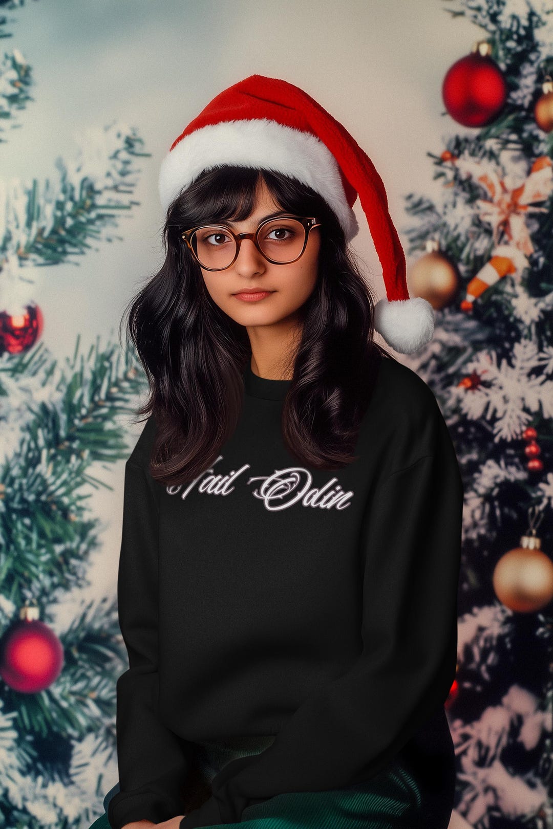 Norse God Odin Winter Viking Unisex Lightweight Crewneck Sweatshirt ...