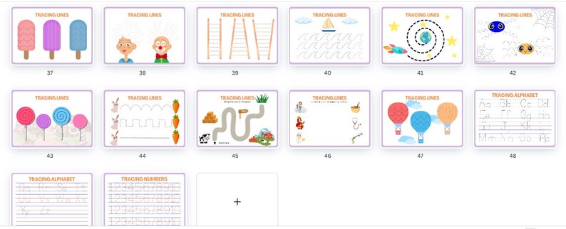 Tracing Letters, Lines, Alphabet & Numbers Worksheet Bundle - Etsy