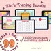 Tracing Letters, Lines, Alphabet & Numbers Worksheet Bundle - Etsy
