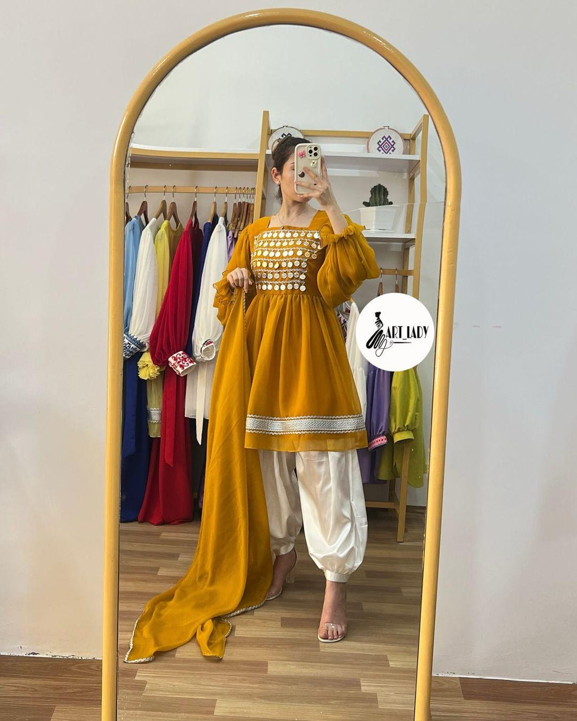 Modern Afghan Indian Style Short Kochi Dress for Women - Etsy