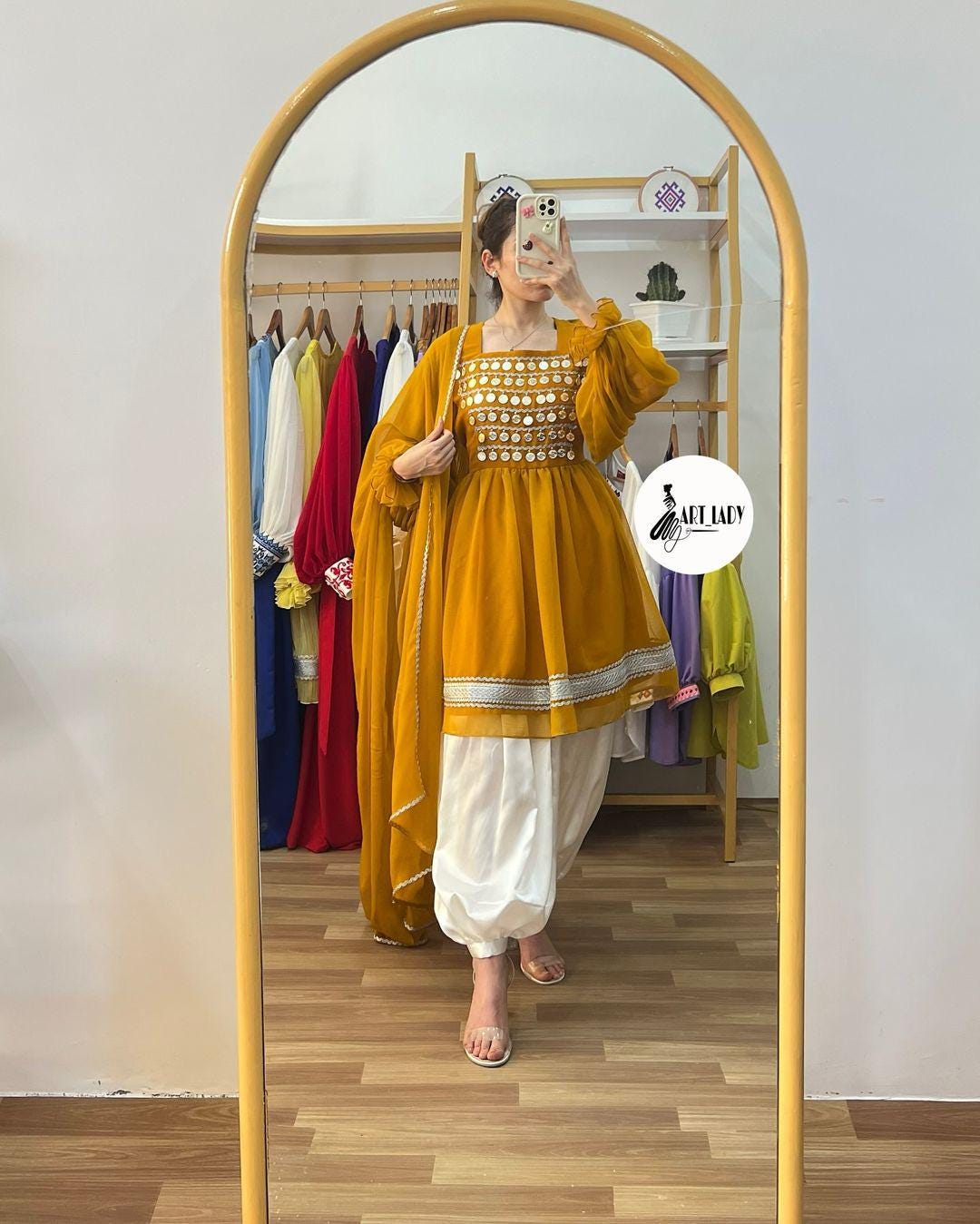 Modern Afghan Indian Style Short Kochi Dress for Women - Etsy