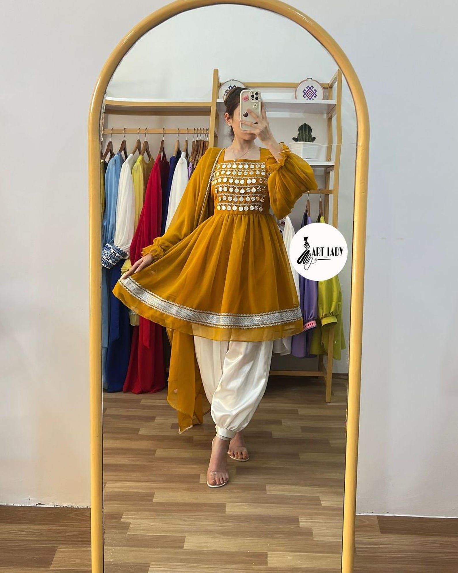 Modern Afghan Indian Style Short Kochi Dress for Women - Etsy
