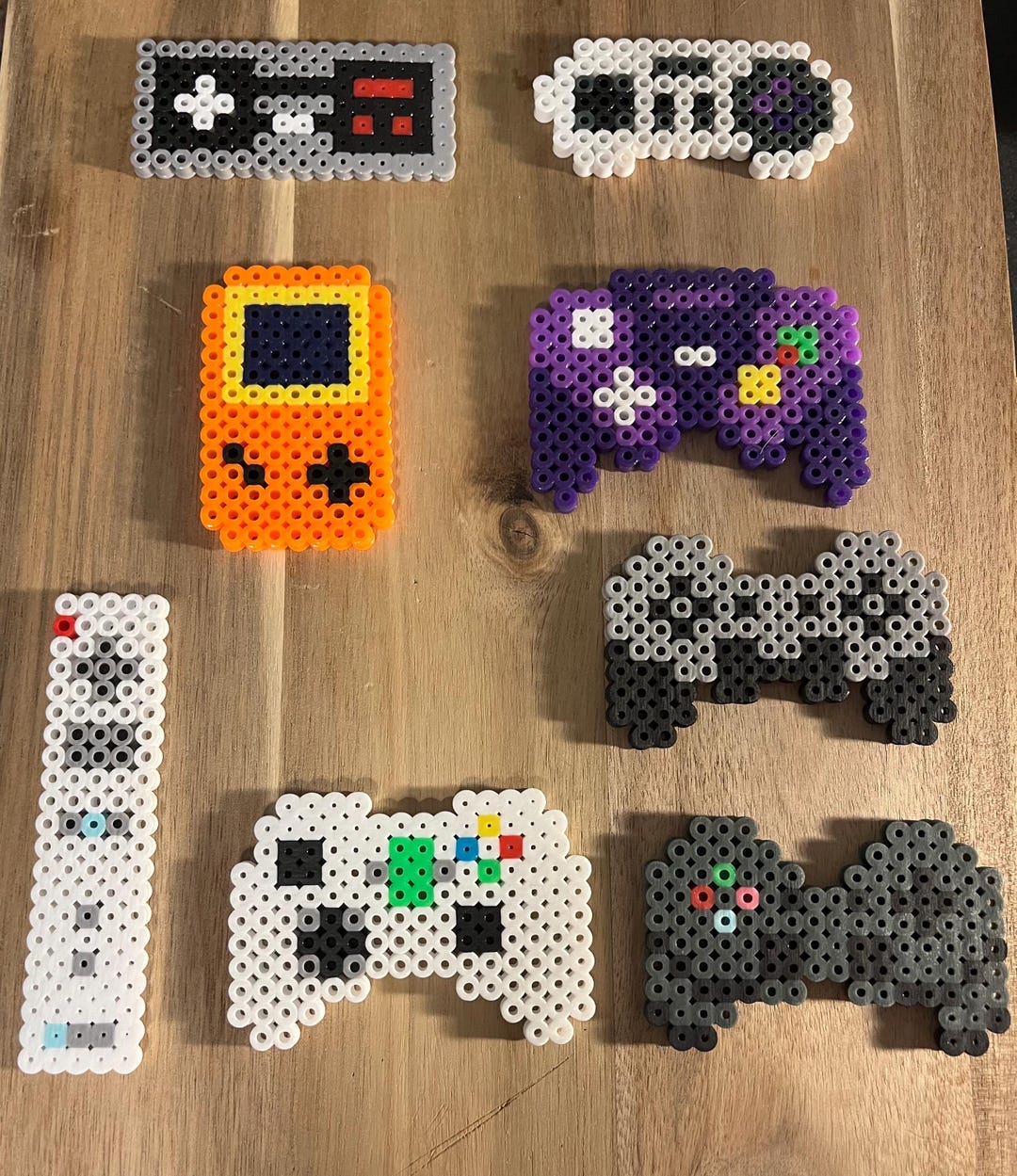 Video Game Controllers Keychain Bead Art - Etsy