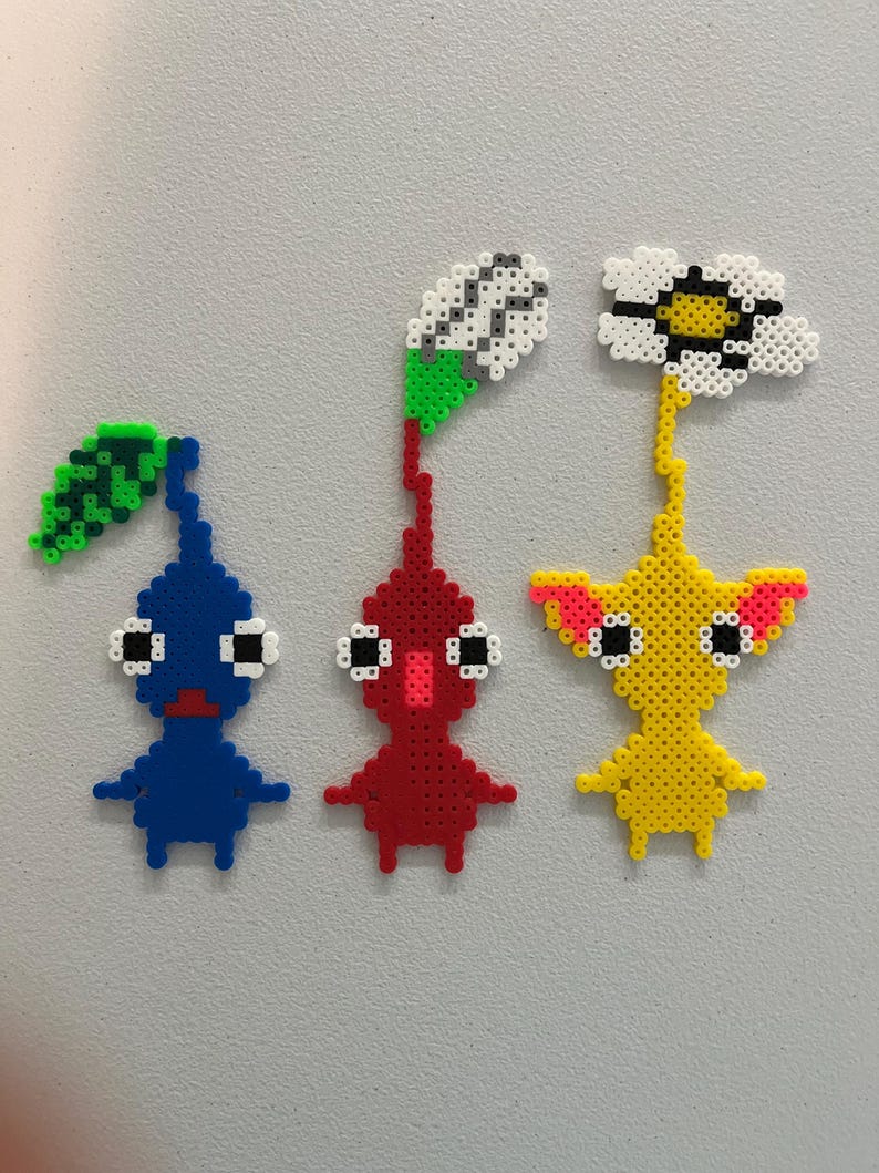 Pikmin Bead Art - Etsy