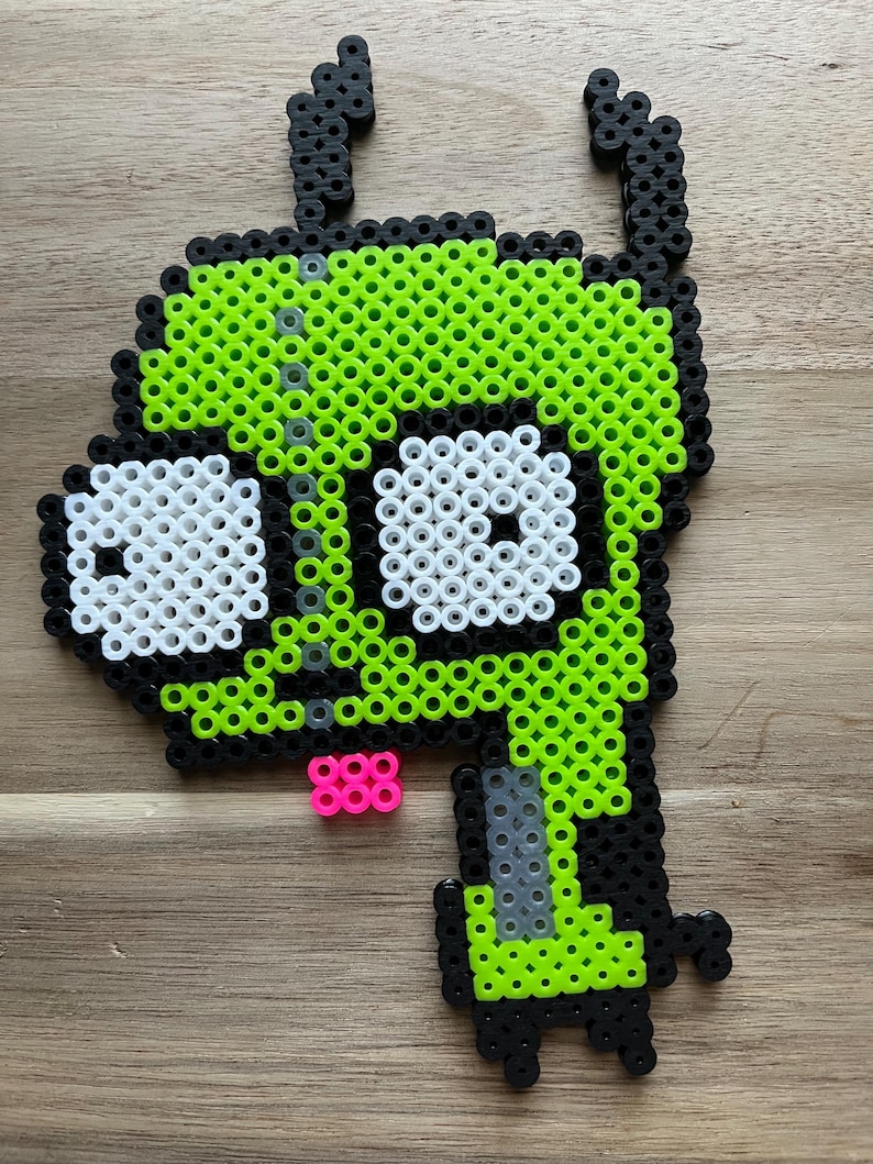 Gir Invader Zim Bead Art - Etsy