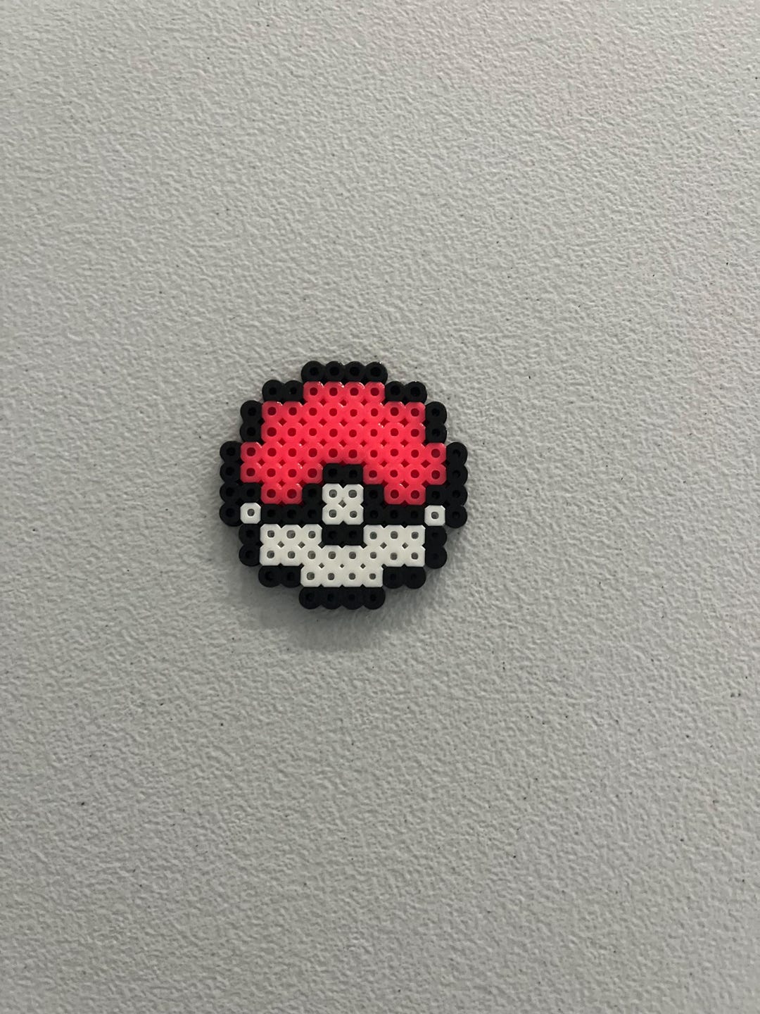 Pokeball Keychain Bead Art - Etsy