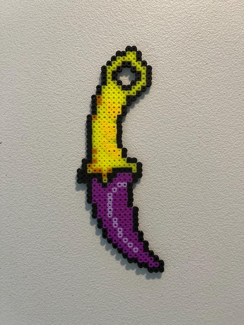 Karambit Knife Bead Art - Etsy