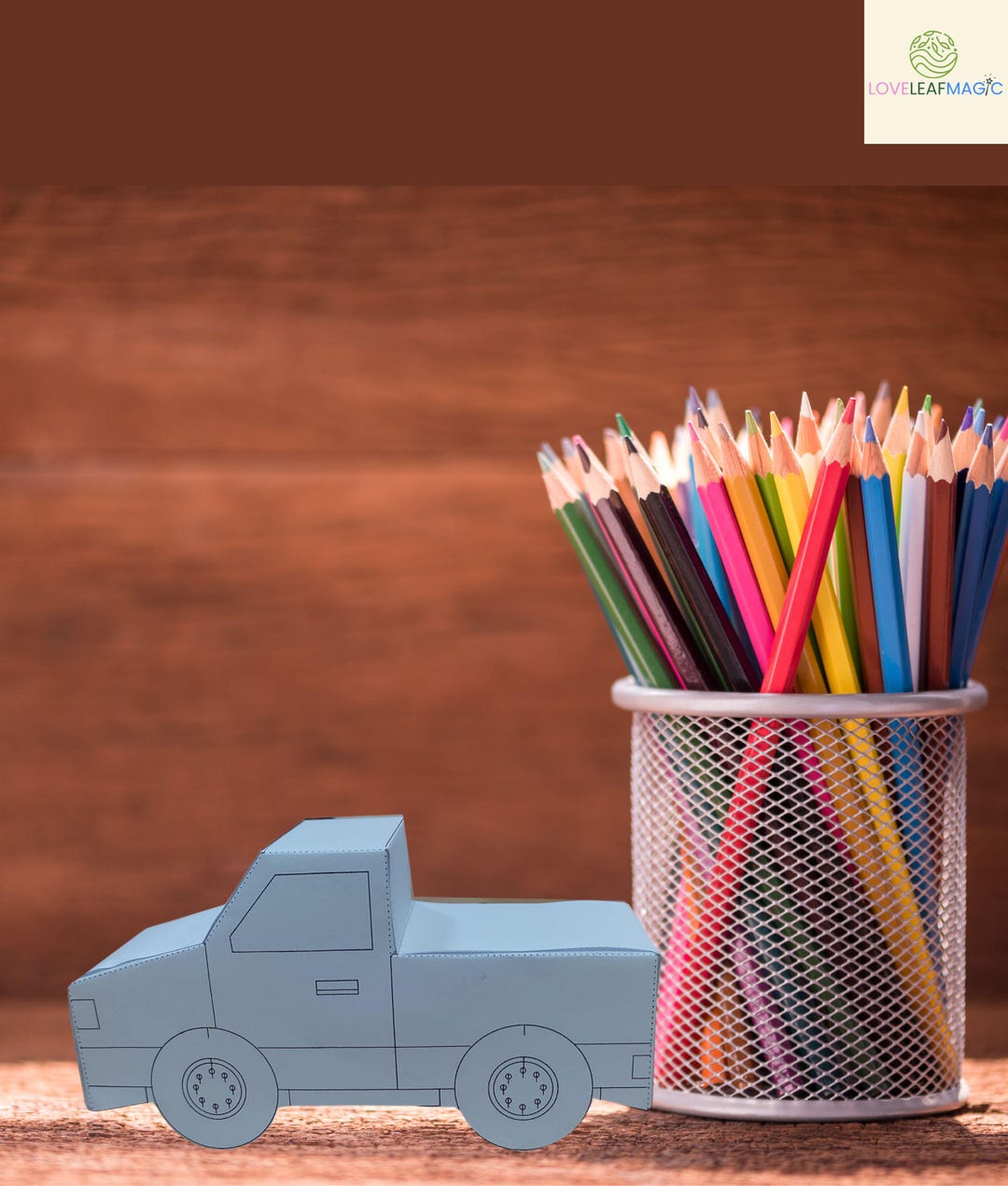 Printable 3D Paper Car Model PDF – DIY Low-poly Vehicle Craft Kit for ...