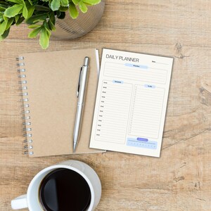 Printable Daily Planner With Time Slots PDF, Daily to Do List, Daily ...