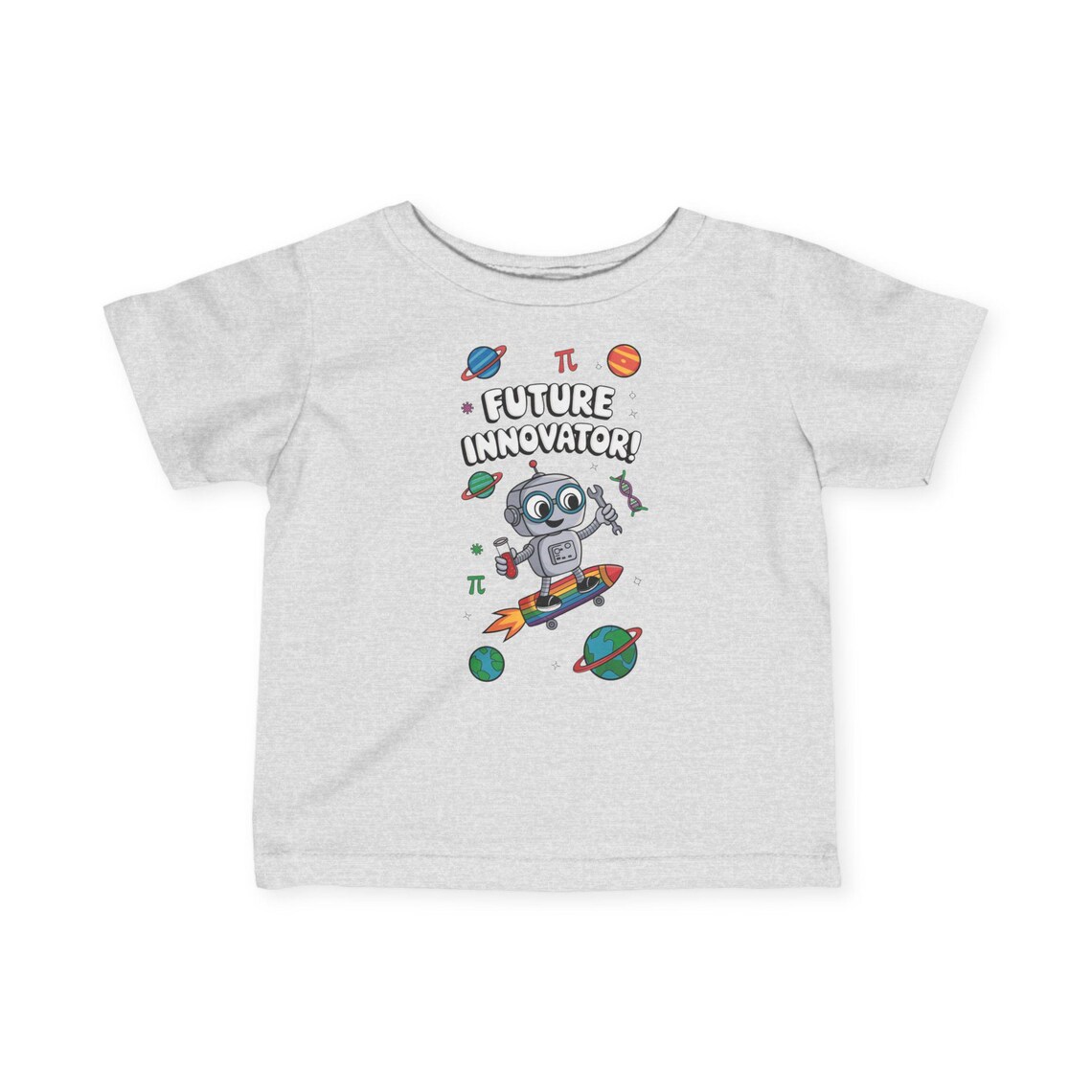 Infant Tee, Cute Robot Future Innovator Design, Science Shirt Gift ...