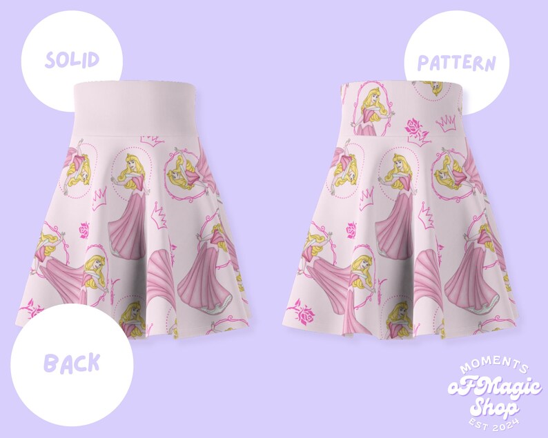 Blushing Rose Princess Run Skirt | Women's Magical Skater Skirt - Etsy