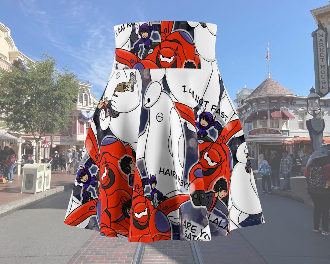 Battle Baymax Big Hero 6 Running Skirt - Etsy