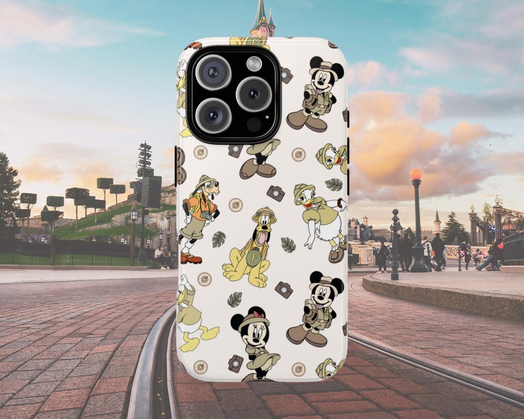 Mickey and Friends Safari Inspired Cell Phone Case | Magical Cell Phone ...
