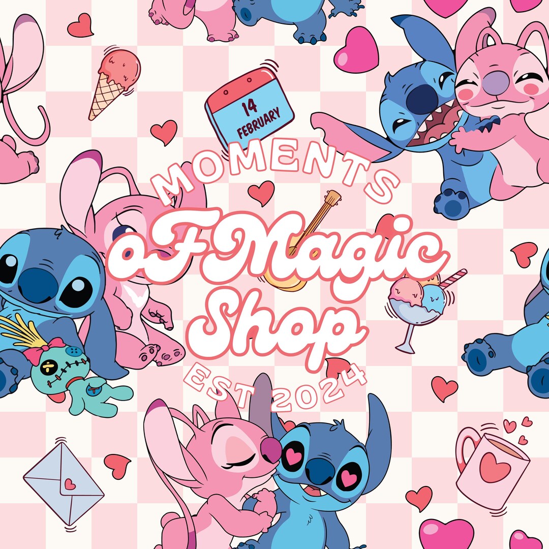 Blue Alien Dog Valentines Day Seamless Pattern File Magical Seamless ...