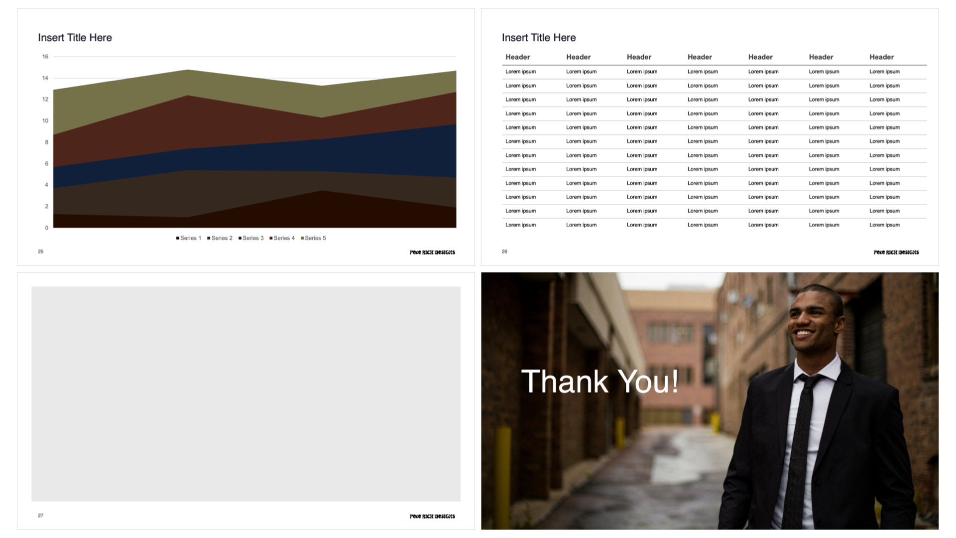 Professional Powerpoint Deck for Pitches, Presentations, Investors ...